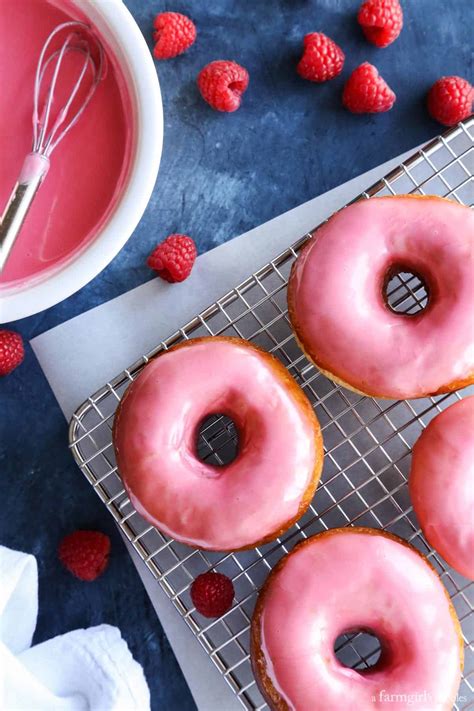 Raspberry Donuts Recipe A Farmgirls Dabbles