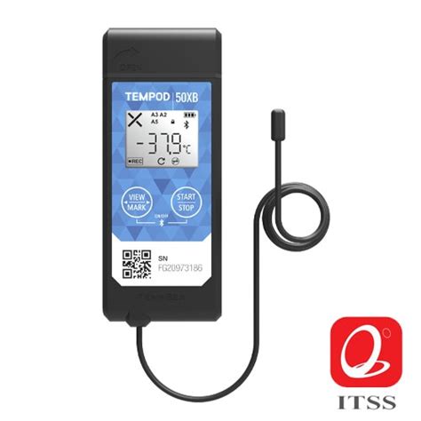 Bluetooth Ultra Low Temperature Data Logger With External RTD Probe TEMPSEN Model TEMPOD XB