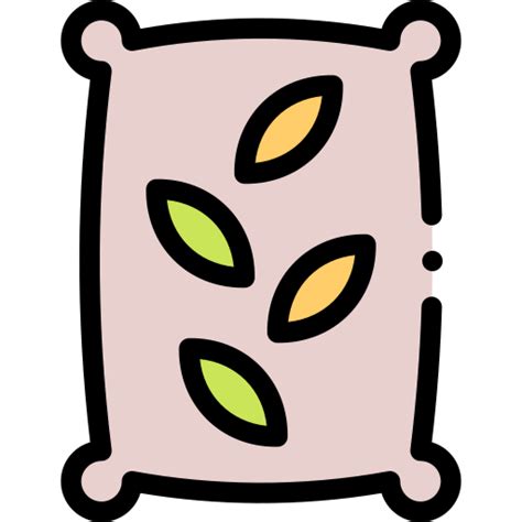 Seed Bag Detailed Rounded Lineal Color Icon Seed Bag Detailed Rounded Lineal Color Icon