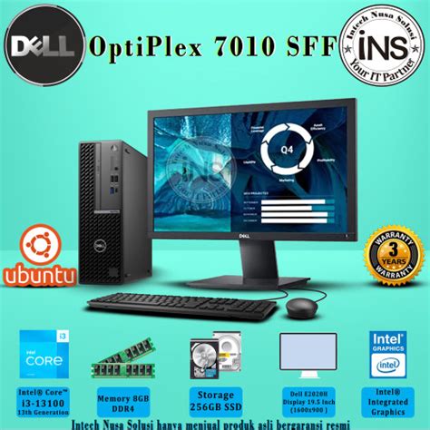 Jual Pc Dell Optiplex Sff I Gb Tb Sata Gb Ssd Gb Ssd Dos Yr Gb Ssd