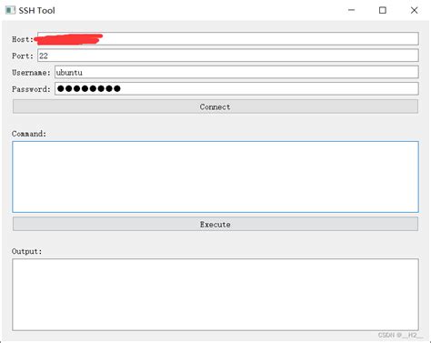 基于pyqt5的图形化界面开发——自制ssh工具pyqt Ssh Csdn博客