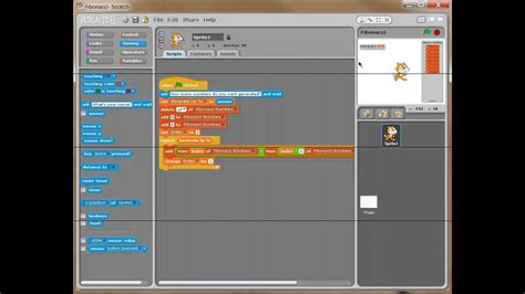 Scratch Fibonacci Number Generator Part 2 Youtube