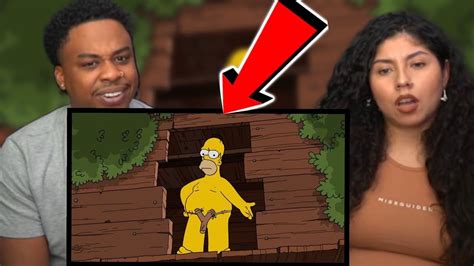 First Time Watching The Simpsons Funniest Moments Youtube