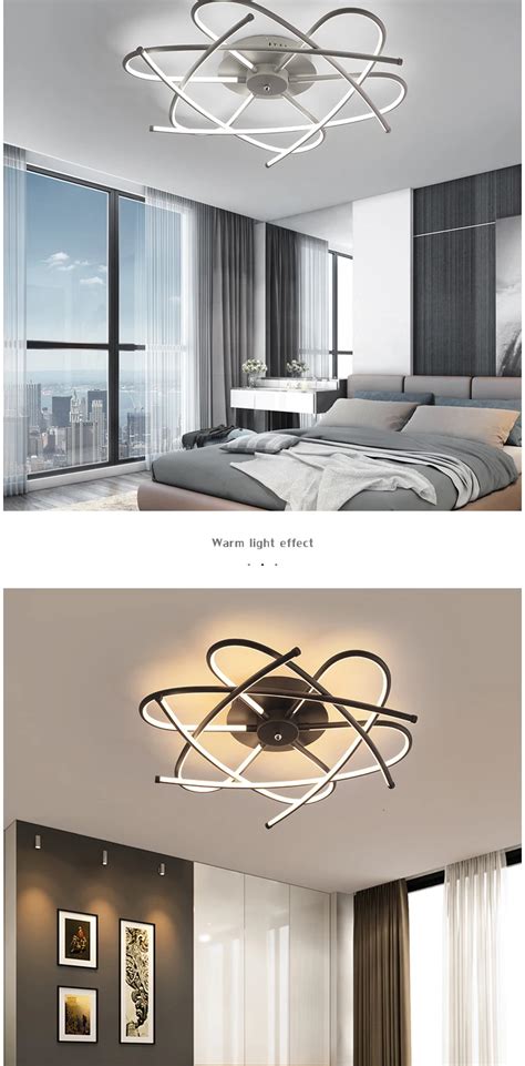 Современные потолочные светильники светодиодный светильник для гостиной спальни кабинета Rc