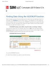 Concepts Excel Ch Vlookup Pdf AM Concepts Excel Ch Concepts