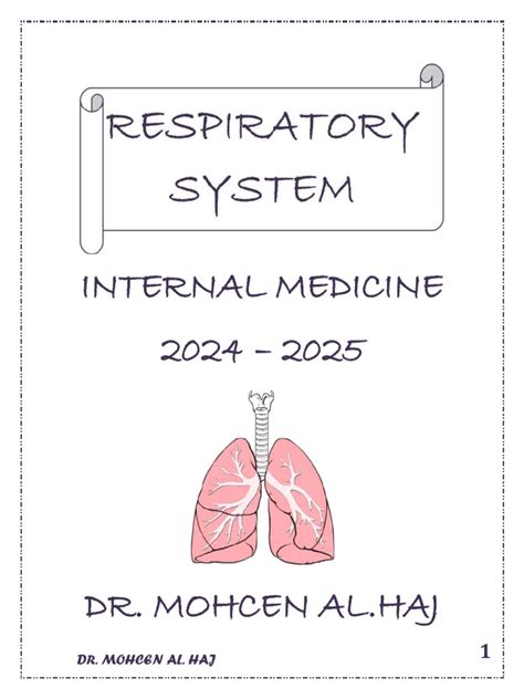 Respiratory System Sheet 2024 2025 Pdf Respiratory System Pneumonia
