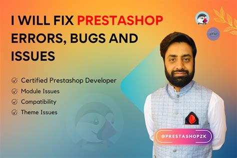 Fix Prestashop Errors Bugs And Issues By Prestashopzk Fiverr