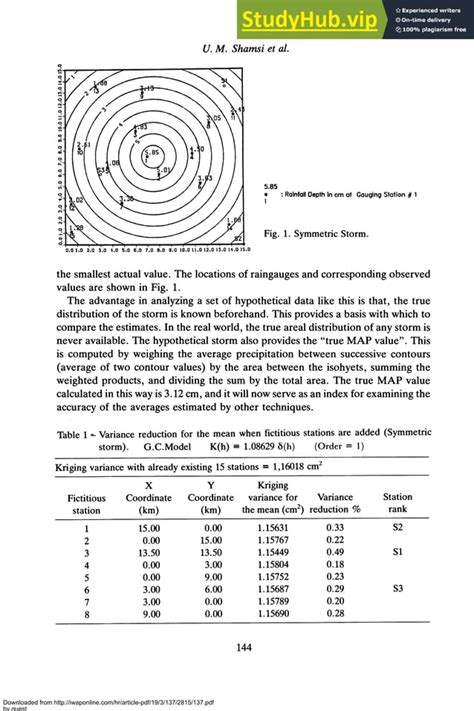 an application of kriging to rainfall network design pdf