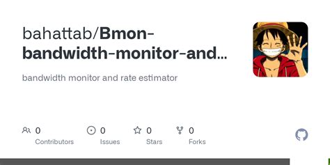 GitHub Bahattab Bmon Bandwidth Monitor And Rate Estimator Tool To Capture Networking