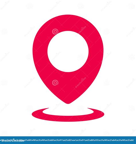 Pin Pointer Red Icon Stock Illustration Illustration Of Mark