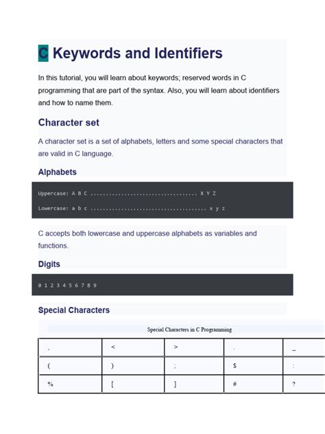 Basic C Program Pdf