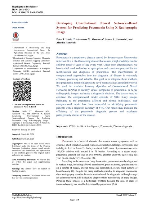 Pdf Developing Convolutional Neural Networks Based System For