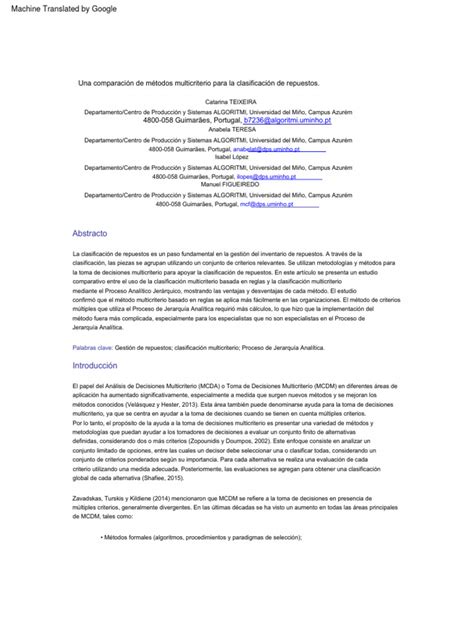 1672 a comparison of multi criteria methods for spare parts