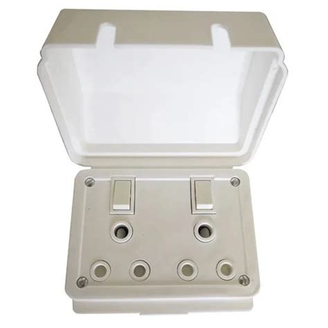 Titan Double Weatherproof Switch Socket Cover 75mm X 75mm Diy Superstore