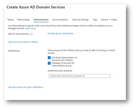 azure ad domain services をデプロイ