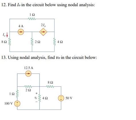 Solved Find Io In The Circuit Below Using Nodal Chegg