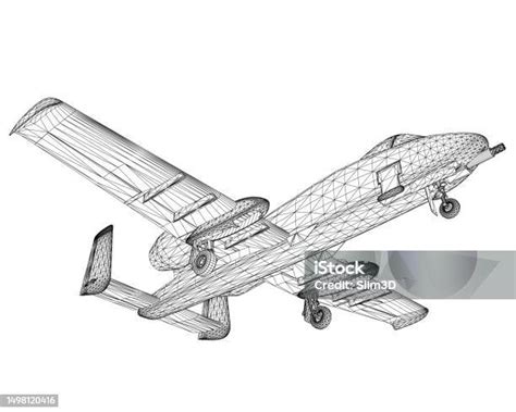 와이어프레임 전투 항공기는 흰색 배경에 격리되어 있습니다 현대 전투기 흰색 바탕에 전투기의 양식화된 이미지 인쇄물 포스터 및 삽화를 위한 벡터 이미지 3d Minuteman