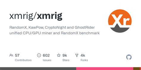 github xmrig xmrig randomx kawpow cryptonight and ghostrider unified cpu gpu miner and