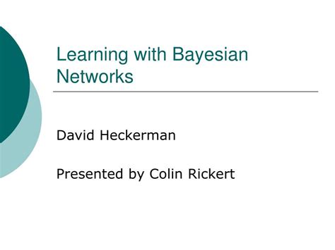 PPT Learning With Bayesian Networks PowerPoint Presentation Free Download ID 6347433