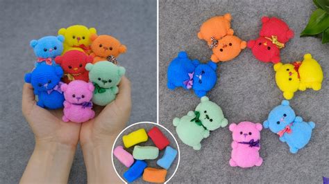 Уверена, таких мишек вы еще не делали 😍 Мишки из резинок для волос 🐻 ...