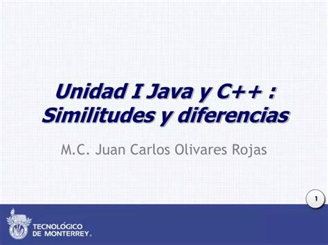 Ppt Unidad I Java Y C Similitudes Y Diferencias Powerpoint Presentation Id 5796295