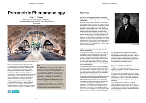 Parametric Phenomenology — Produce