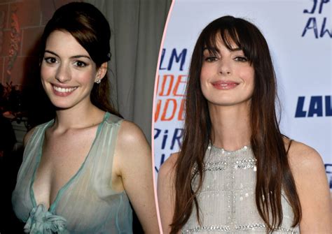 Anne Hathaway Looks So Good At Fashion Show Fans Think She Had Plastic