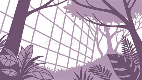 Mysterious Forest With Grid Structure Enclosed Nature Vector Design