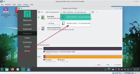 HowTo Install Manjaro On USB Drive With And Without VirtualBox