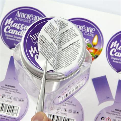 Custom Booklet Printing Folding Instruction Label For Bottles Adhesive Specification Multilayer