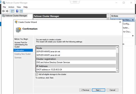 Failover Cluster High Availability Hyperv Window Server 2019