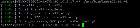 upgrade ncc versions that include an installer file inside a compressed