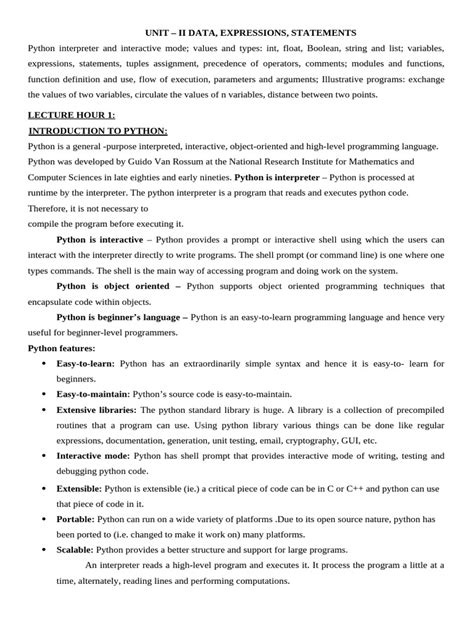 Uii Data Expressions Statements 1 Pdf Parameter Computer Programming Boolean Data Type