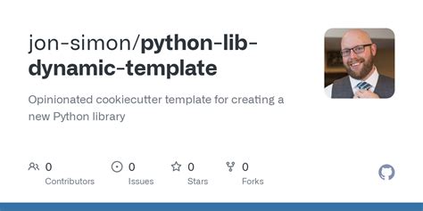 Github Jon Simonpython Lib Dynamic Template Opinionated