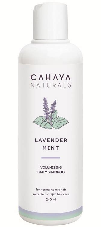 Cahaya Naturals Lavender Mint Volumizing Daily Shampoo Ingredients
