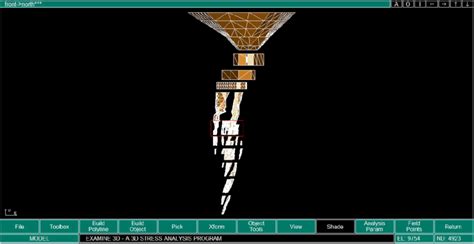 Model Geometry Showing The Open Pit And The Stopes Download