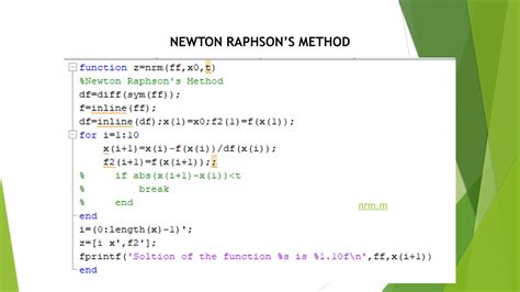 root finding methods in numerical analysis pptx physics science