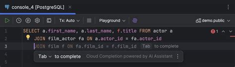 Datagrip 20252 Database Object Context In The Ai Chat Introspection