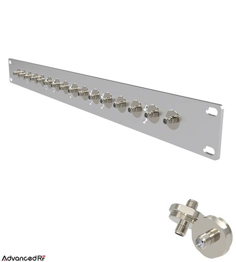 1U PATCH PANEL SMA TO N 16X 16NSPP1U