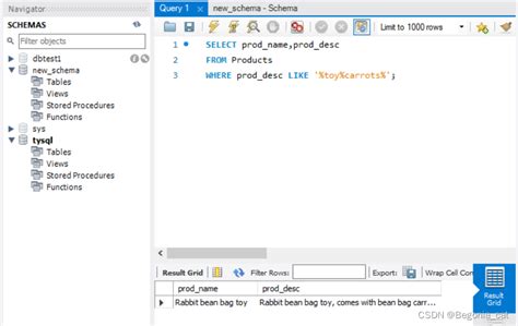《sql必知必会（第5版）》挑战题笔记 所用dbms为mysql，mysql workbench安装 sql必知必会第五版pdf csdn博客