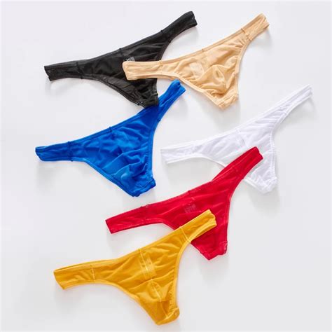 남자 비키니 G 문자열 란제리 통기성 속옷 부드러운 팬티 Tangas 끈 팬티 남자 낮은 허리 팬티 YJ 개 AliExpress