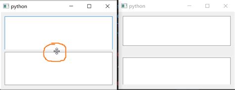 PySide How To Adjust The Widgets In A Qsplitter Qt Forum