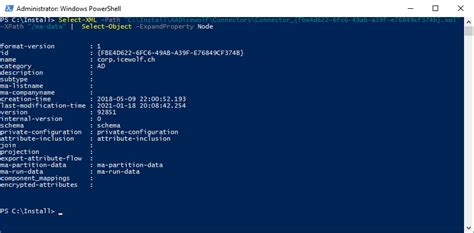 export aad connect config and read it with powershell icewolf blog