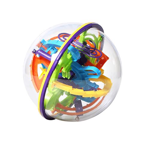 3d Maze Ball Puzzle Toy 158 Obstáculos Material Abs Brain Teaser