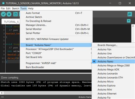 Tutorial 5 Sensor Cahaya Dan Serial Monitor Robokarsa
