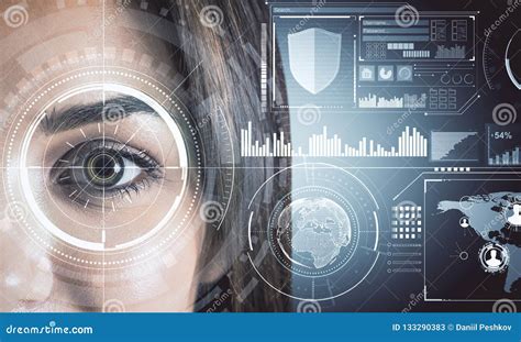Biometrics And Future Concept Stock Image Image Of Creative Hologram 133290383