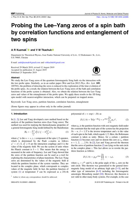 Probing The Lee Yang Zeros Of A Spin Bath By Correlation Functions And
