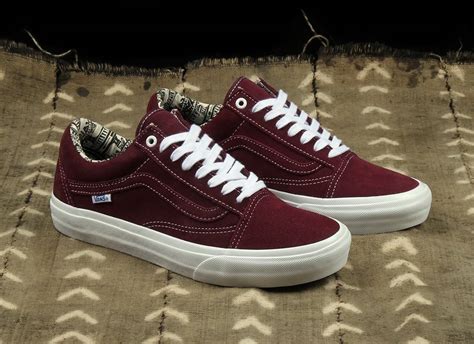 Ray Barbee X Vans Old Skool Pro Burgundy Sneaker Bar Detroit