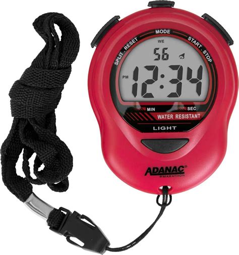 Marathon St083013rd Adanac Digital Glow Stopwatch Timer With Extra Large Display And Digits