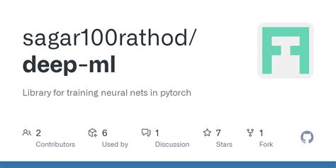 Github Sagar100rathoddeep Ml Library For Training Neural Nets In Pytorch
